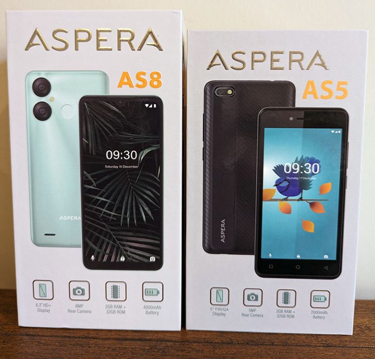 Aspera AS8 and Aspera AS5 Mobile phone review - Technoyard
